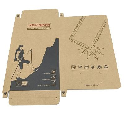 China Custom Kraft Paper Packaging Box for Tempered Glass Screen Protectors - 500 MOQ Minimum, Multiple Size Options for sale
