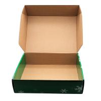 China Biodegradable Custom Christmas Gift Box 1.0-3.6mm Corrugated Cardboard Packaging For Cookies for sale