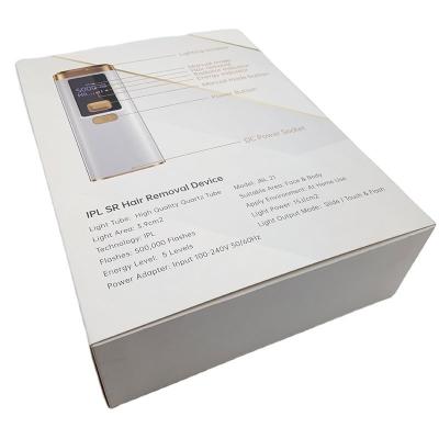 China Custom Printed Sleeve Boxes 250g-400g Cardboard Packaging for Hair Removal Devices with Full Color Printing for sale