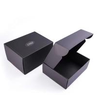 China Custom Logo Corrugated Cardboard Gift Boxes for Hair Extensions - 500 PCS MOQ with Custom Sizes and Surface Treatments for sale