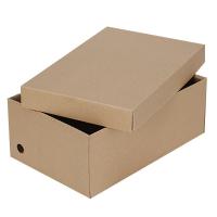 China Customized Waterproof Boots Gift Carton Sneakers Storage Boxes Custom Corrugated Kraft Paper Shoe Shipping Packaging for sale