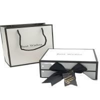China Custom Logo Paper Bags with Handle - White & Brown Kraft Shopping Bags 500 PCS MOQ for Retail Packaging for sale