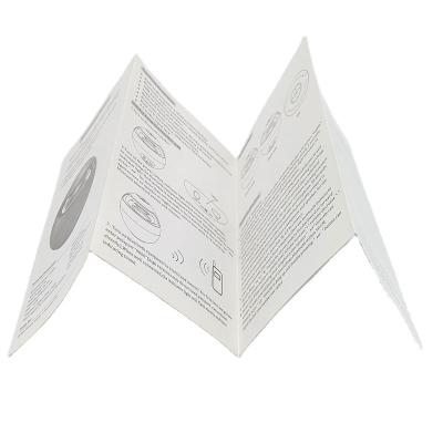 China Custom Instruction Manuals with 120g Paper & Multi-Language Printing - Die-Cut Folding Leaflets for Electronics & Medical Devices for sale