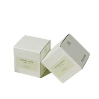 China Folding Coated Paper Packaging  Skin Care Beauty Products Pack Cosmetic Serum Perfume White Cardboard Paper Boxes for sale