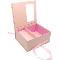 China Hot Foil Flower Gift Box with Magnetic Closure & Ribbon - A4 Rigid Packaging for Cosmetics & Jewelry for sale