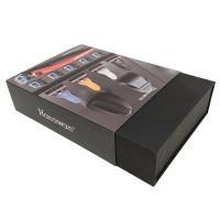 China Black Magnetic Closure Gift Box with EVA Satin Insert - Custom Luxury Packaging for Skincare Test Tubes & Liquid Products for sale