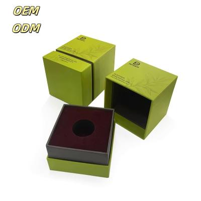 China Custom Gold Foil Stamping Embossing Scented Candle Gift Boxes with Insert - 500pcs MOQ, 5-15 Day Lead Time for sale