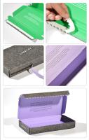 China Custom Recyclable Corrugated Paper Box 500PCS MOQ with Self-Sealing Tear Strip & Zipper Retainer Design for sale