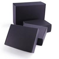 China Custom Logo Corrugated Cardboard Gift Boxes for Hair Extensions - 500 PCS MOQ with Custom Sizes and Surface Treatments for sale