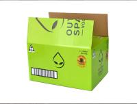 China Biodegradable Corrugated Boxes for Vegetables Fruits Eggs and Glass Liquor Bottles with Flat Opening Design 12x8x6 Inch Packaging for sale