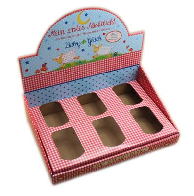 China Custom Corrugated Display Box with 100-Piece Minimum Order - Shelf Ready PDQ Packaging for Retail Stores for sale