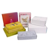 China Custom Corrugated Mailer Box 500pcs MOQ with Logo Printing for Garment & Cosmetic Packaging for sale