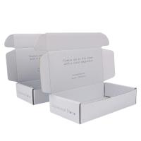 China Custom Corrugated Mailer Box 500pcs MOQ with Logo Printing for Garment & Cosmetic Packaging for sale