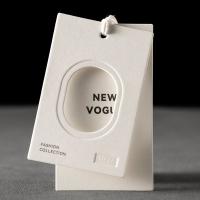 China Custom Luxury Garment Swing Tags 200-600gsm Paper Plastic Hang Tags With String For Clothing Branding for sale