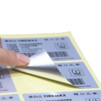 China Custom Printed Matte Silver PVC Sticker Labels - Waterproof Oil-Proof Strong Adhesive - 500 PCS MOQ for sale