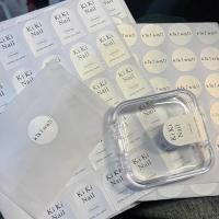 China Custom Die Cut Holographic Stickers 500 PCS MOQ Waterproof Self-Adhesive Labels with Rainbow Finish for sale