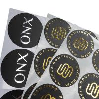 China Custom Metallic Foil Labels - Silver Gold Vinyl Stickers with 500pcs MOQ and 100000pc Weekly Capacity for sale