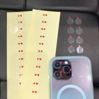 China Scratch Resistant Rear Camera Lens Film with Red Handle - Custom PET/TPU Protector for Smartphones (MOQ 1000pcs) for sale