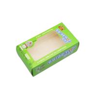 China Eco-Friendly Recycled Ivory Board Paper Box with Transparency Lid for Custom Size Packaging for sale