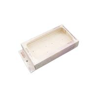 China Eco-Friendly Recycled Ivory Board Paper Box with Transparency Lid for Custom Size Packaging for sale