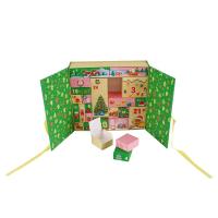 China Customized Design Recyclable Christmas Advent Calendar Box with Magnetic Closure for Cosmetic Packaging for sale