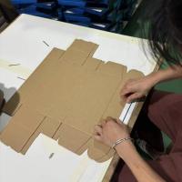 China Corrugated Packaging Box with Recycled Materials Matt Lamination and Double-sided Tape for Shoe and Apparel Packaging for sale