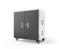 China AHL-E36 36-Port Galvanized Sheet Tablet Charging Cabinet 710×430×820mm with USB Ports for Classroom Use for sale