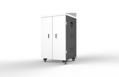 China AC Power 42 Port Tablet Charging Trolley with 550×510×950mm Dimensions and 100-250V Input Voltage for sale