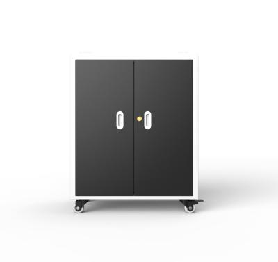 China Movable Chromebook Charging Cabinet for 30 Devices - 720×530×940mm Galvanized Steel with AC Power Charging for sale