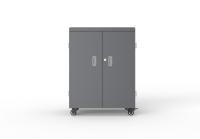 China 54 Ports Tablets Charging Cabinet Typical USB Type Charging Cart for sale