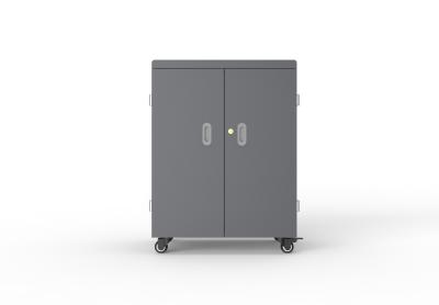 China 54 Ports Tablets Charging Cabinet Typical USB Type Charging Cart for sale