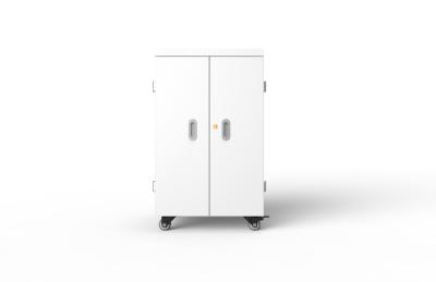 China 42 Port AC Direct Charging Tablet Charging Trolley 550x510x950mm 65kg for sale