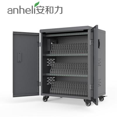 China 54 Slot USB Tablet Charging Cart 8S Security System 100-250V for sale