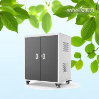 China 30 Port Laptop Charging Cart Galvanized Steel ABS Trolley 720x530x940mm CE FCC RoHS for sale