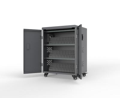 China 54 Port USB Charging Cart for Tablets and Laptops 5V 2A School Trolley for sale
