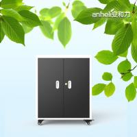 China 30 Bay Laptop Charging Cabinet 720x530x940mm AC Power Charging Cart with Cooling Fans for sale