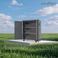 China 54 Port USB Charging Cabinet DC Tablet Charging Cart with 8S Security Protection for sale