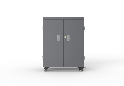 China 54 Slot Tablet iPad Charging Cart with 8S Security System 740x500x1055mm for sale