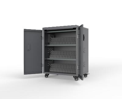 China Multifunctional Smart USB Charging Cart 54 Ports USB Charging Cabinet for sale