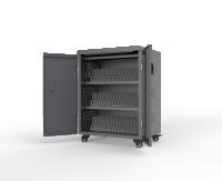China 54 Ports USB Tablet Storage Cabinet Smart Charging Cart for sale
