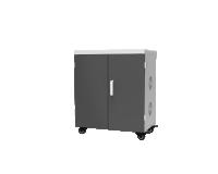 China New Version 36 USB Ports Charging Cart USB Type Tablets Charging Trolley for sale