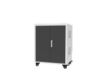 China New Version 30 AC Power Sockets Laptop Charging Cabinet 30 Slots Charging Trolley for sale