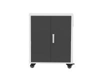 China New Version 30 AC Power Sockets Laptop Charging Cabinet 30 Slots Charging Trolley for sale