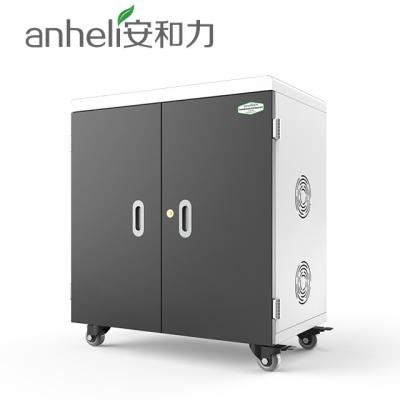 China RoHS Anheli 36-Port Mobile Device Charging Station Cart with 8S Security Protection for Schools for sale