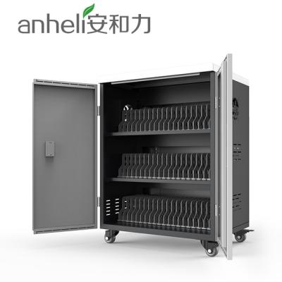 China Galvanized Steel 60 Port iPad Storage Charging Cabinet 700x530x950mm for sale