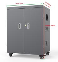 China AHL-E54 USB Tablet Charging Cabinet for 54 Units with 5V 2A Output and 740×500×1105mm Dimensions for sale