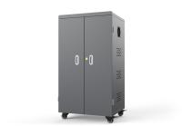 China 64-Port Security Tablet Charging Cart with 8S Protection System - 670×500×1320mm Dimensions, 100-250V Input for sale