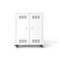 China 30-Port Laptop Charging Cabinet with 720x540x930mm Dimensions and 4 Wheels for Chromebook Storage for sale