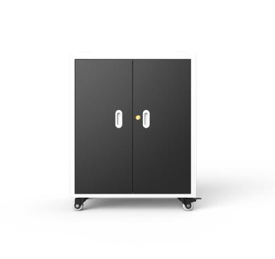 China AHL-B30 30-Port Laptop & Tablet Charging Cabinet 720x540x930mm with Universal Wheels for sale