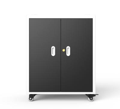 China AHL-B30 30-Device AC Power Charging Cart for Laptops & Chromebooks - Galvanized Steel Construction for sale
